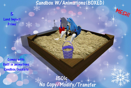 Second Life Marketplace - Sandbox W/Animations(BOXED)