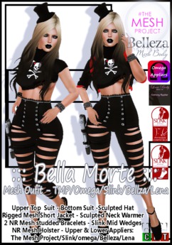 Second Life Marketplace - T&C ::: Bella Morte ::: Outfit - Omega/TMP ...
