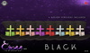 Second Life Marketplace - {Cross} hats black.::Cubic Cherry Kre-ations::.