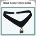 Second Life Marketplace - Black Mesh Padlocked open collar