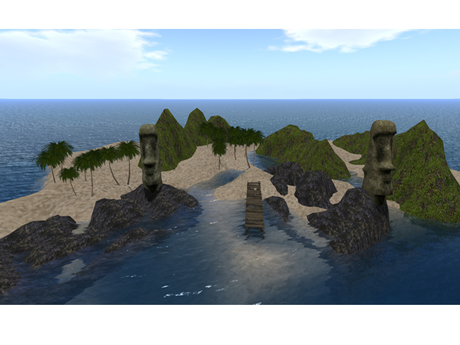 Second Life Marketplace - PB - Tropical off sim island (with monoliths)