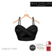 Second Life Marketplace - .miss chelsea. Cross Bralet Charcoal CLEARANCE