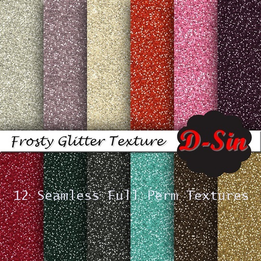 Second Life Marketplace - Frosty Glitter Seamless Textures