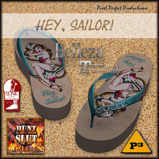 Second Life Marketplace - Hey Sailor! Flip Flops