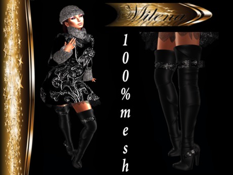 Second Life Marketplace - ~ Milena - Mesh _ Ladies Winter Coat /Slink ...