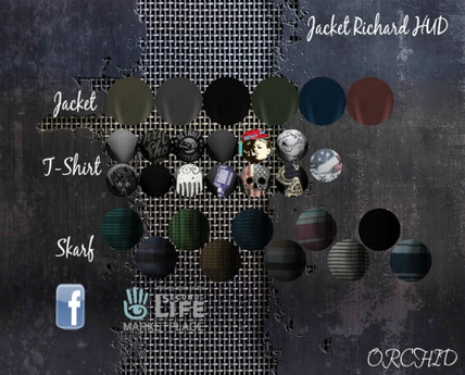 Second Life Marketplace - Jacket Richard HUD