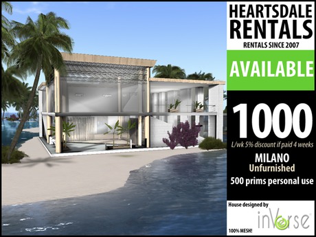 Second Life Marketplace - Tropical rentals since 2007: Heartsdale ...