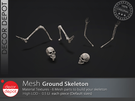 Second Life Marketplace - [DD] - FULL PERM Ground Skeleton