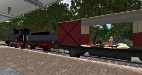 Second Life Marketplace - TRAIN STEAM BR13 Passenger Train & Cuddle ...