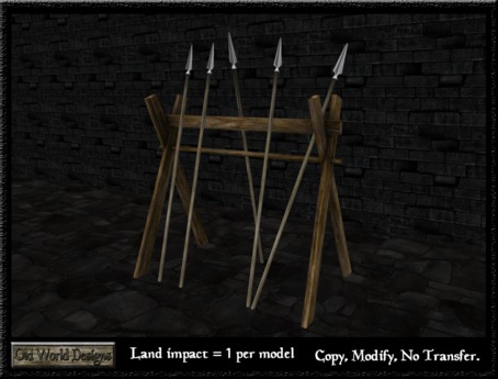 Second Life Marketplace - Old World Designs 49 Piece Medieval weapon ...