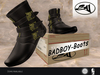 Second Life Marketplace - B&W BADBOY Boots GOLD X-BOX-
