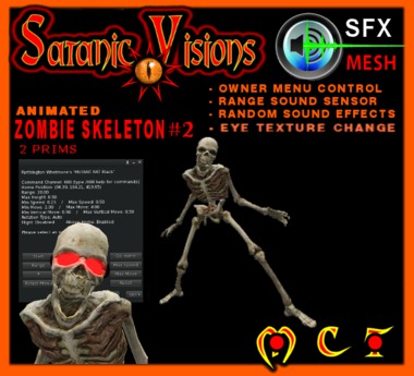 Second Life Marketplace - Animated Zombie Skeleton # 2