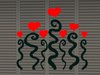Second Life Marketplace - Heart Swirls Wall Decal 12
