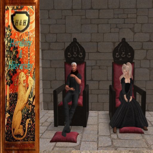 Second Life Marketplace - Dark Ages Throne v1 & v2