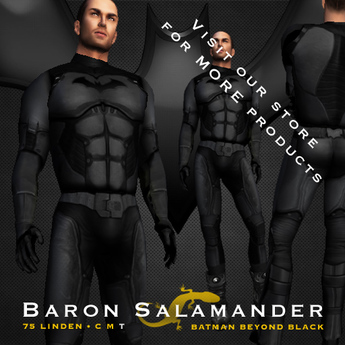 Second Life Marketplace - BATMAN BEYOND SUIT - BARON SALAMANDER
