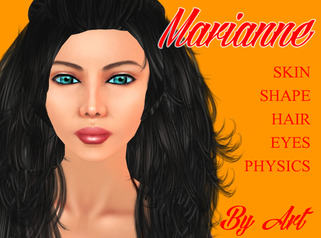 Second Life Marketplace - CUTE Girl Avatar - Marianne - Comes with all ...
