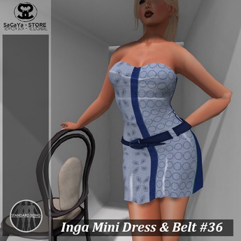 Second Life Marketplace - SaCaYa - Inga Mini Dress & Belt #36