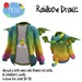 Second Life Marketplace - Mikanto - Rainbow Drake Hoodie Unisex