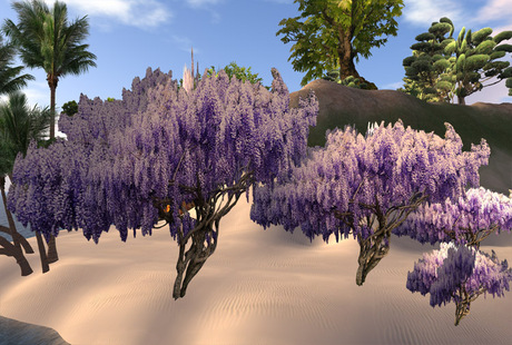 Second Life Marketplace - Wisteria Tree *4 sizes copy/mod* low prims