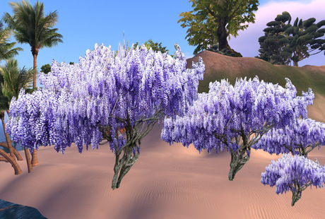 Second Life Marketplace - Wisteria Tree *4 sizes copy/mod* low prims