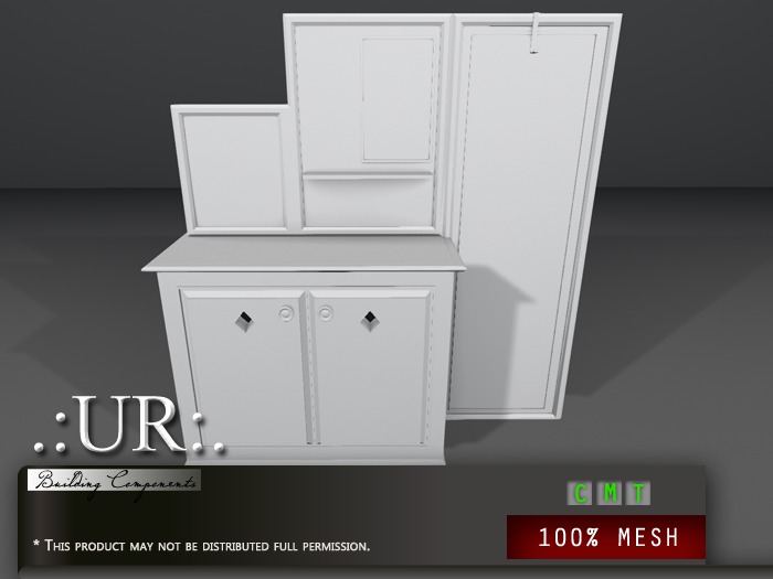 Second Life Marketplace - .:UR:. Antique Dresser (full perm mesh)