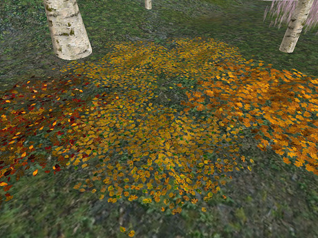 Second Life Marketplace - Autumn Leaves / Fall Leaves (Groundcover ...