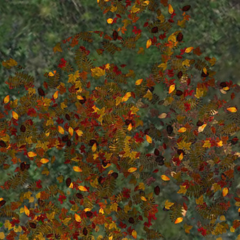 Second Life Marketplace - Autumn Leaves / Fall Leaves (Groundcover ...