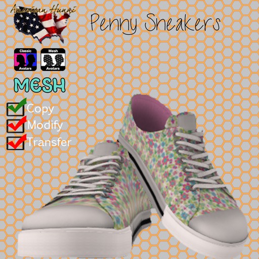 Second Life Marketplace - .:: AH ::. Penny Sneakers -PROMO-