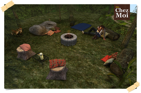 Second Life Marketplace - Fire Pit Luau Campfire ♥ CHEZ MOI
