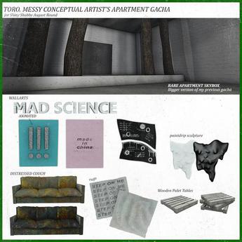 Second Life Marketplace - Toro. Aged Wooden Palet (Triple)