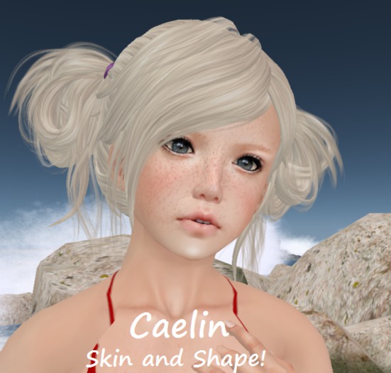Second Life Marketplace - CUTE CAELIN SKIN AND SHAPE - BONUS FRECKLES