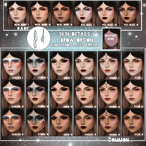 Second Life Marketplace - (fd) Stargazer Skin - Henna M