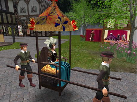 Second Life Marketplace - Renaissance / Tudor Litter - Wearable ...