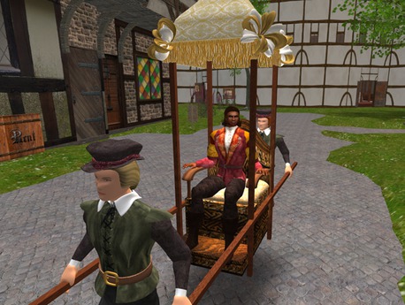 Second Life Marketplace - Renaissance / Tudor Litter - Wearable ...