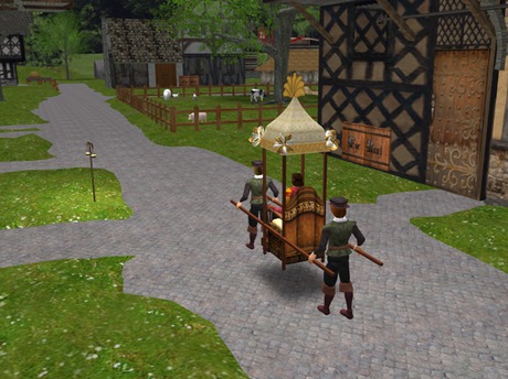Second Life Marketplace - Renaissance / Tudor Litter - Wearable ...