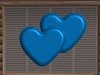 Second Life Marketplace - Double Love Hearts - Blue