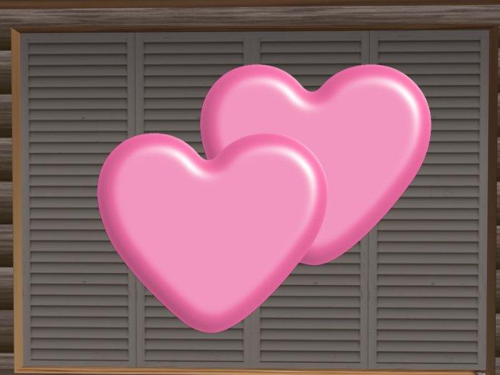 Second Life Marketplace - Double Love Hearts - Pink