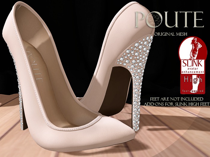 Second Life Marketplace - Poute- Victoria High Heels- Pearl