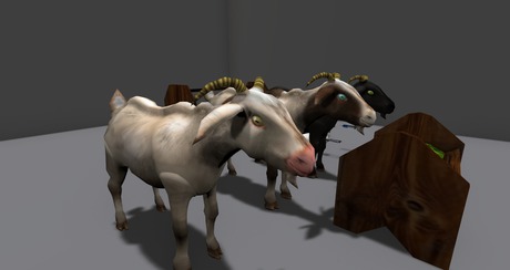 Second Life Marketplace - Goat Set