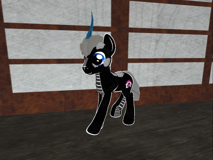 Second Life Marketplace - ~AP~ MLP dark (Noir) crystal kirin, lightened ...