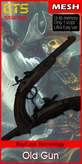 Second Life Marketplace - [GTS] Old Gun