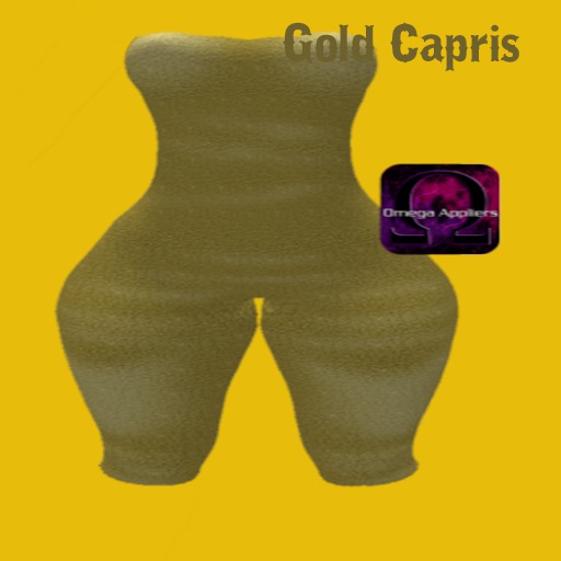 Second Life Marketplace - gold capri outfit omega