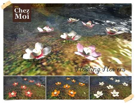 Second Life Marketplace - Floating Flower Colors ♥ CHEZ MOI