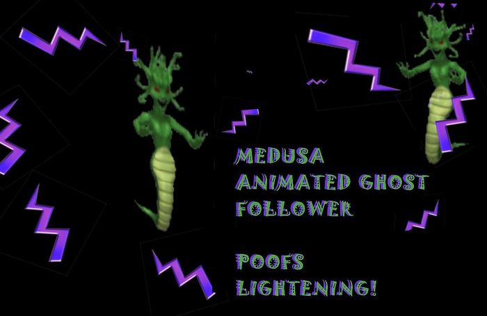 Second Life Marketplace - Medusa Animated Ghost Follower - Eeek