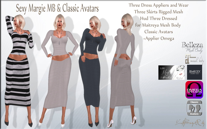 Second Life Marketplace Lsr Sexy Margie Mb And Classic Avatars