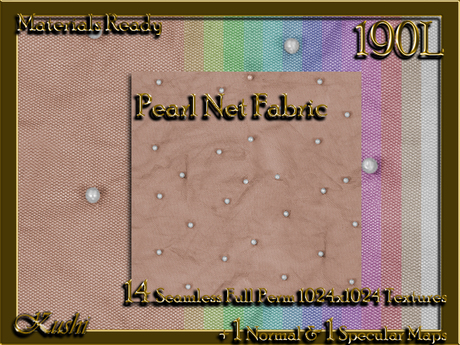 Second Life Marketplace - Pearl Net Fabric Seamless Textures Materials ...