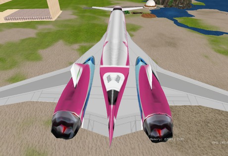 Second Life Marketplace - Boeing Sonic Cruiser Concept Airliner Jet Plane