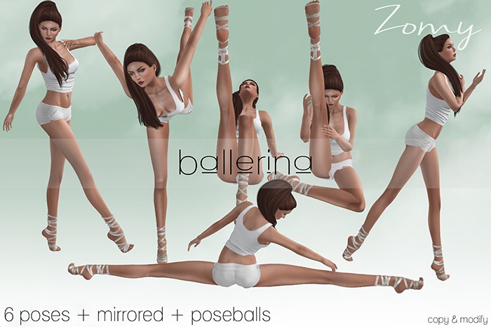 Second Life Marketplace - Zomy - Ballerina Posepack