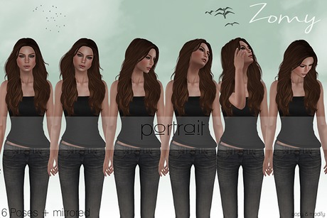 Second Life Marketplace - Zomy - Portrait Posepack