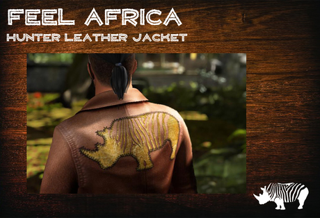 Second Life Marketplace - FEEL AFRICA - Hunter - Mens Leather Jacket